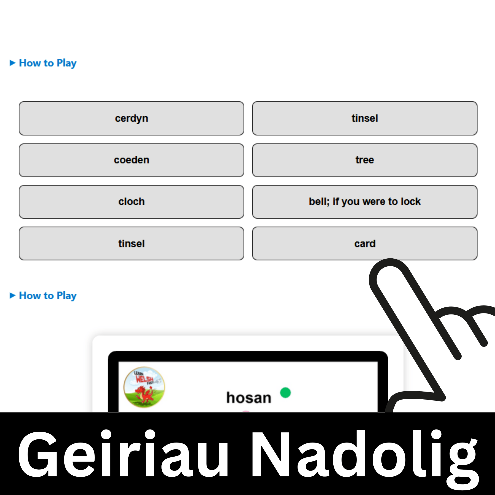 4.158: Geiriau Nadolig (Christmas Words) - LEARN WELSH FAST! Free ...