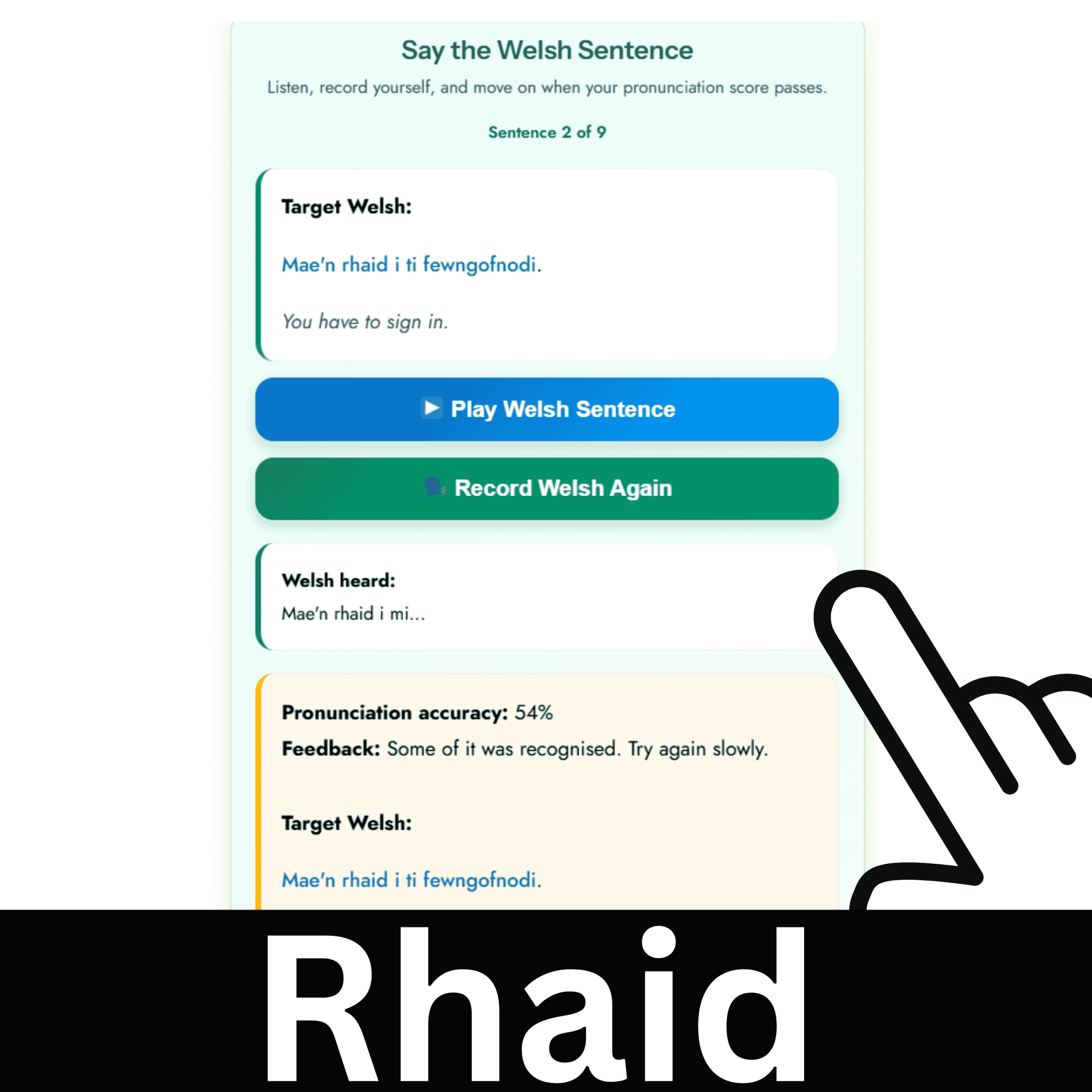 4.289: Rhaid (Necessity) - LEARN WELSH FAST! Free Lessons Online